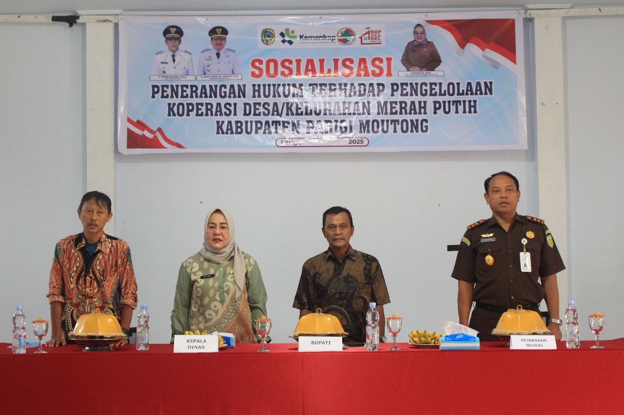Parigi Moutong Percepat Operasionalisasi Koperasi Merah Putih di 283 ...